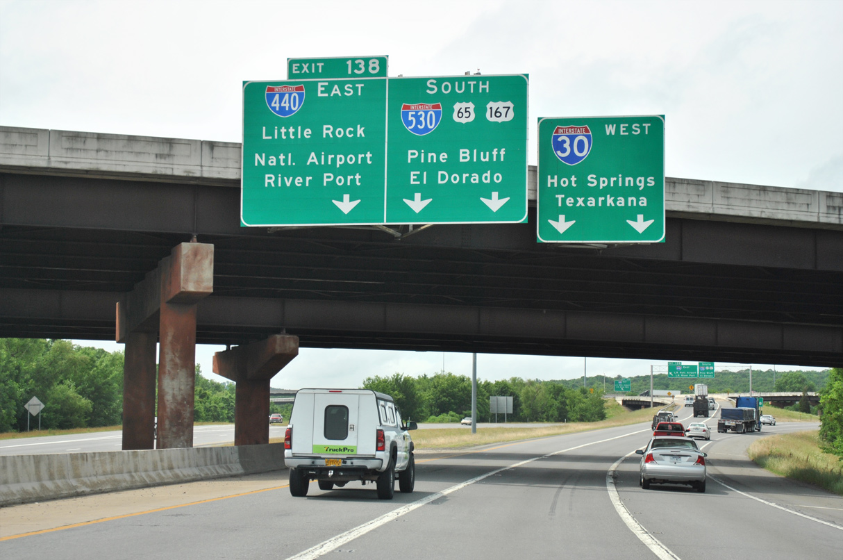 Interstate 30 West - North Little Rock to I-430 - AARoads - Arkansas Interstate 30 West - North Little Rock to I-430 - AARoads - Arkansas